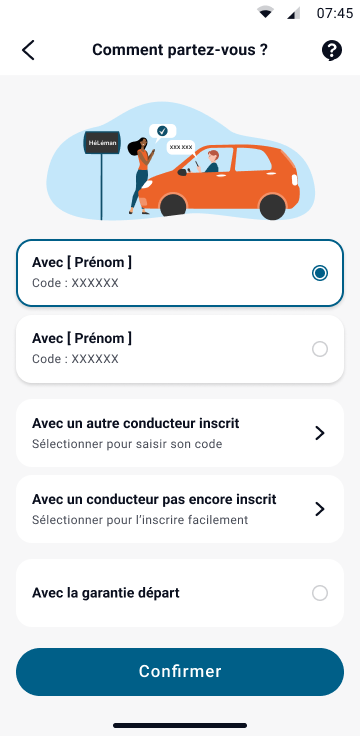 Je suis parti de l'arrêt, comment valider mon départ ? – HéLéman