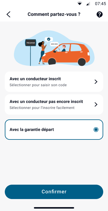 Je suis parti de l'arrêt, comment valider mon départ ? – HéLéman